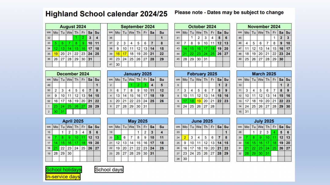 School Term Dates Available! | 21 February 2024 | Stratherrick & Foyers ...