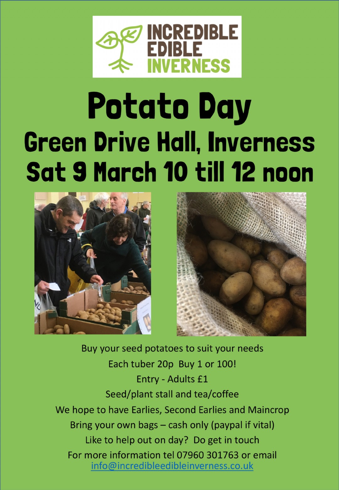 Potato Day! | 09 March 2024 | Stratherrick & Foyers Community Trust