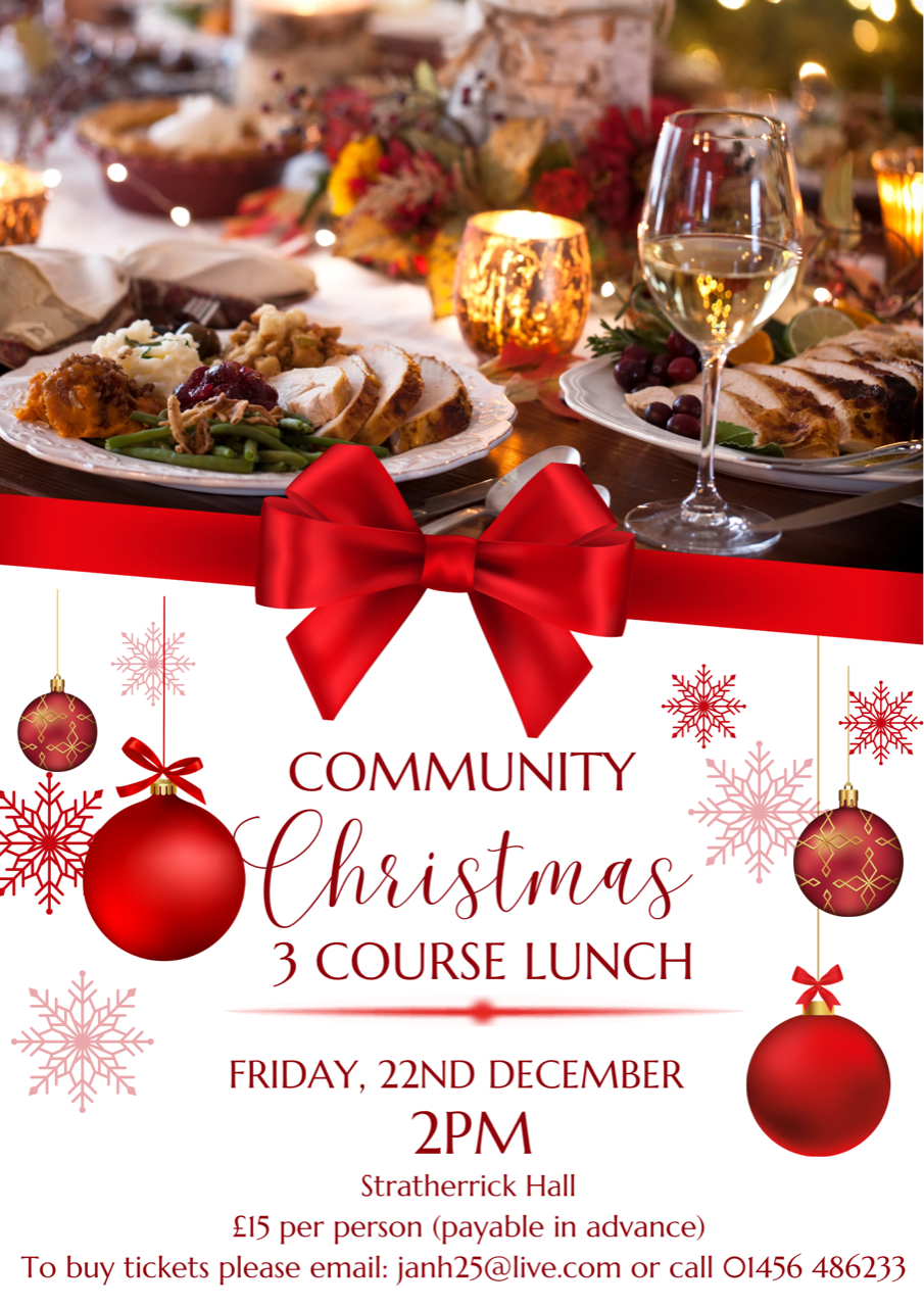 Community Christmas Lunch | 29 November 2023 | Stratherrick & Foyers ...