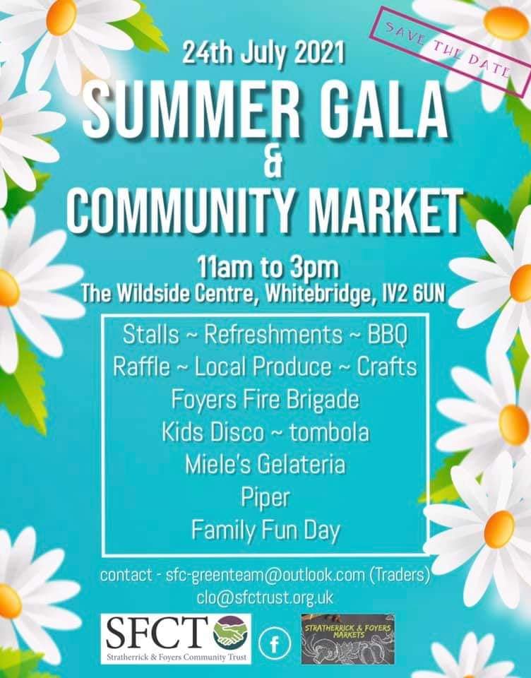 Summer Market & Mini Gala | 24 July 2021 | Stratherrick & Foyers ...