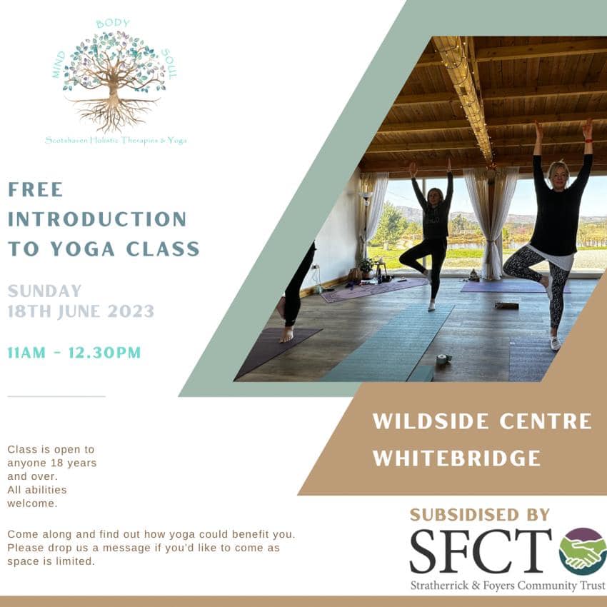 FREE ‘INTRODUCTION TO YOGA’ CLASS | 18 June 2023 | Stratherrick ...