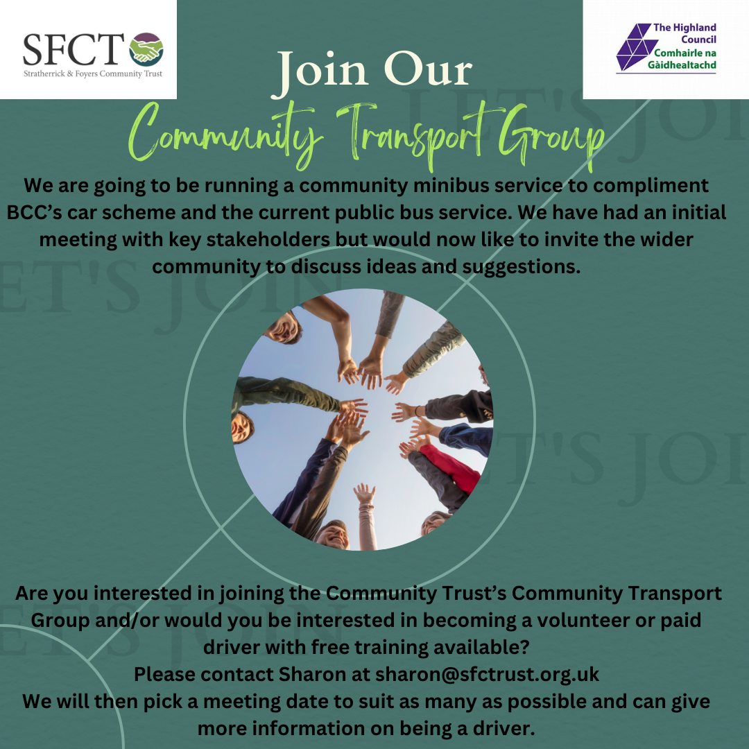 Community Transport | Stratherrick & Foyers Community Trust